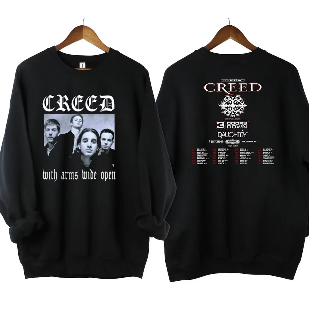 Creed Band Tour Merch, Creed Band Summer of 99 Tour Shirt, Creed Fan ...
