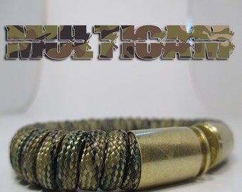 Patriot Military and Second Amendment Paracord Bullet Bracelet 40 Cal ...