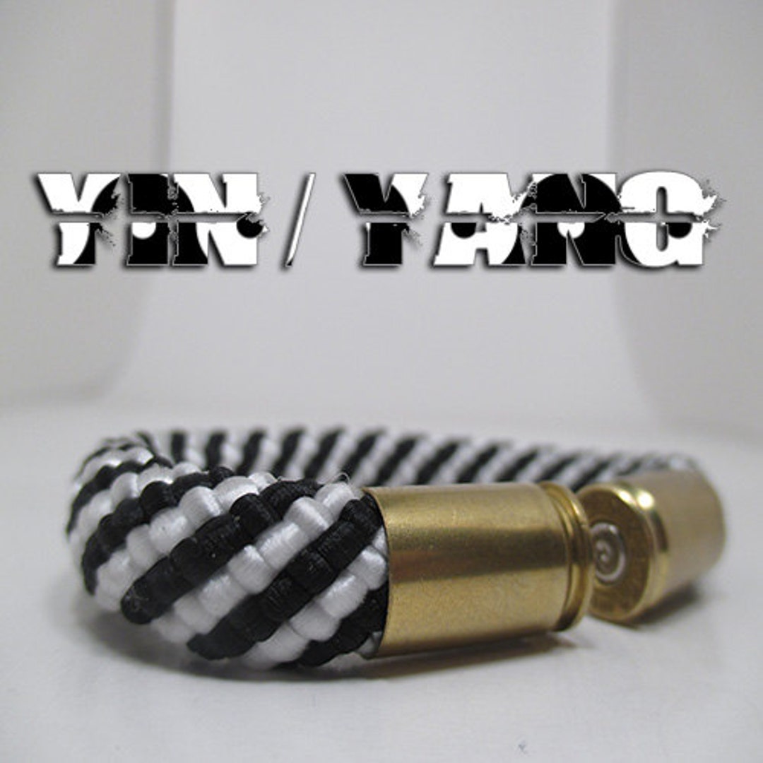 Yin Yang Military & 2nd Amendment Support Bracelet With Recycled Bullet ...