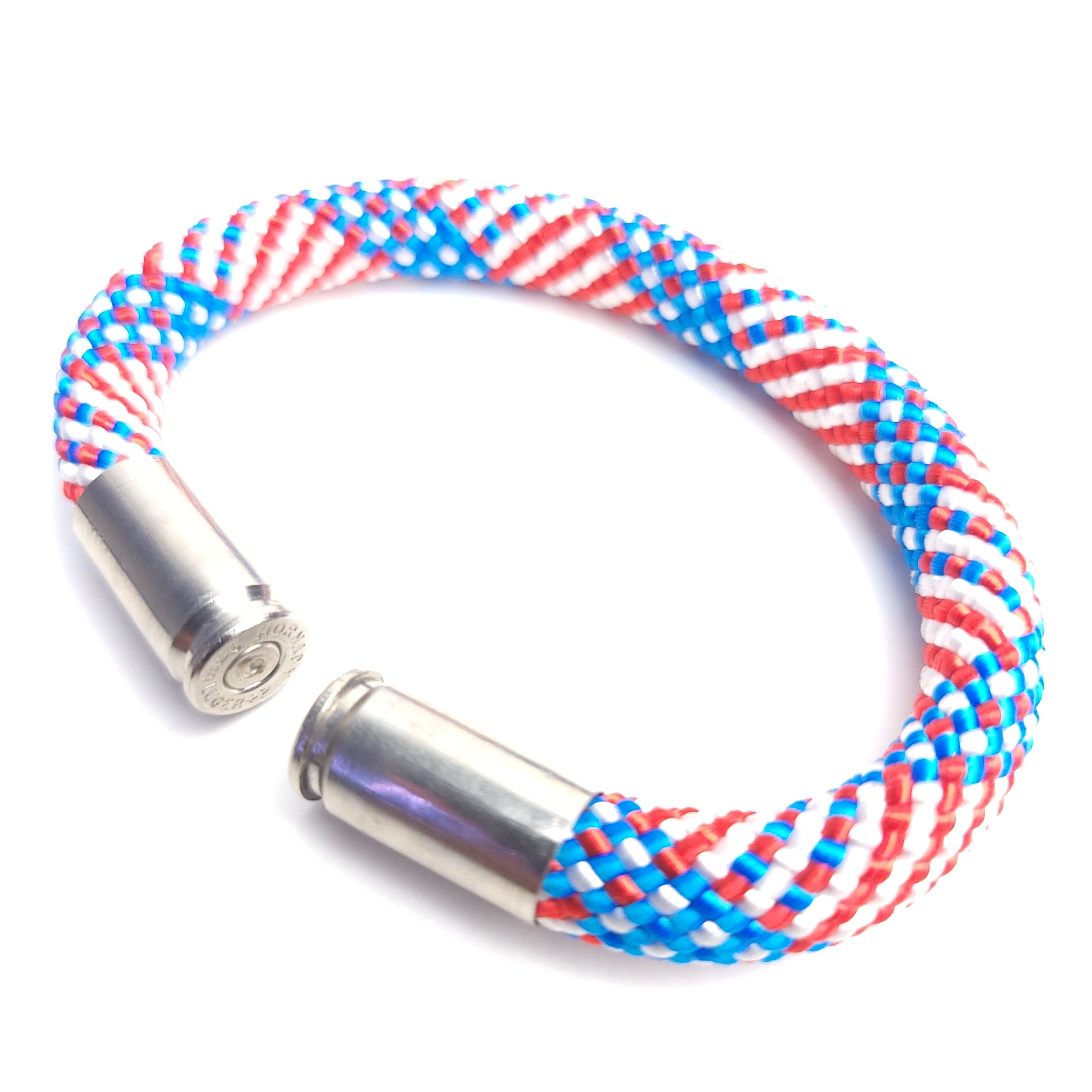 American Flag 2nd Amendment Bullet Casing Bracelet (9mm , 40 Cal ...