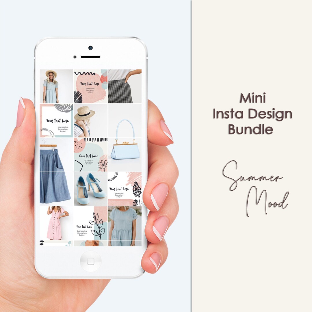 Instagram Post Templates, Highlight Covers IG Kit, Insta Design Icons ...