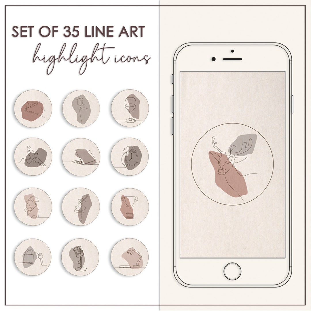 Instagram Story Highlight Icon Covers, Lifestyle Handwritten IG Icons ...