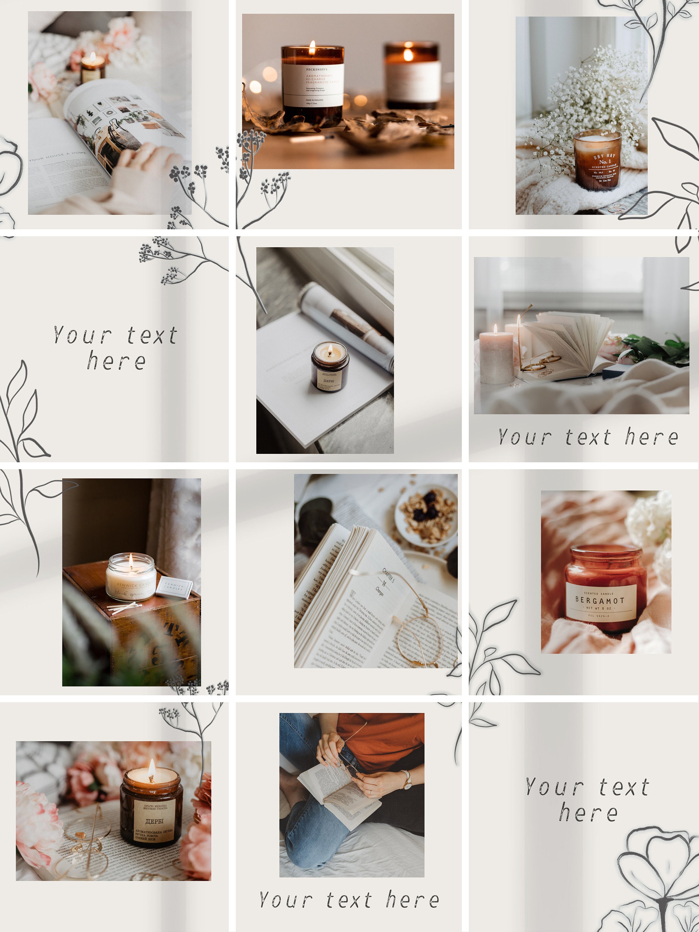 Instagram Story Highlight Icon Covers, Herbal IG Covers, Botanic Social ...