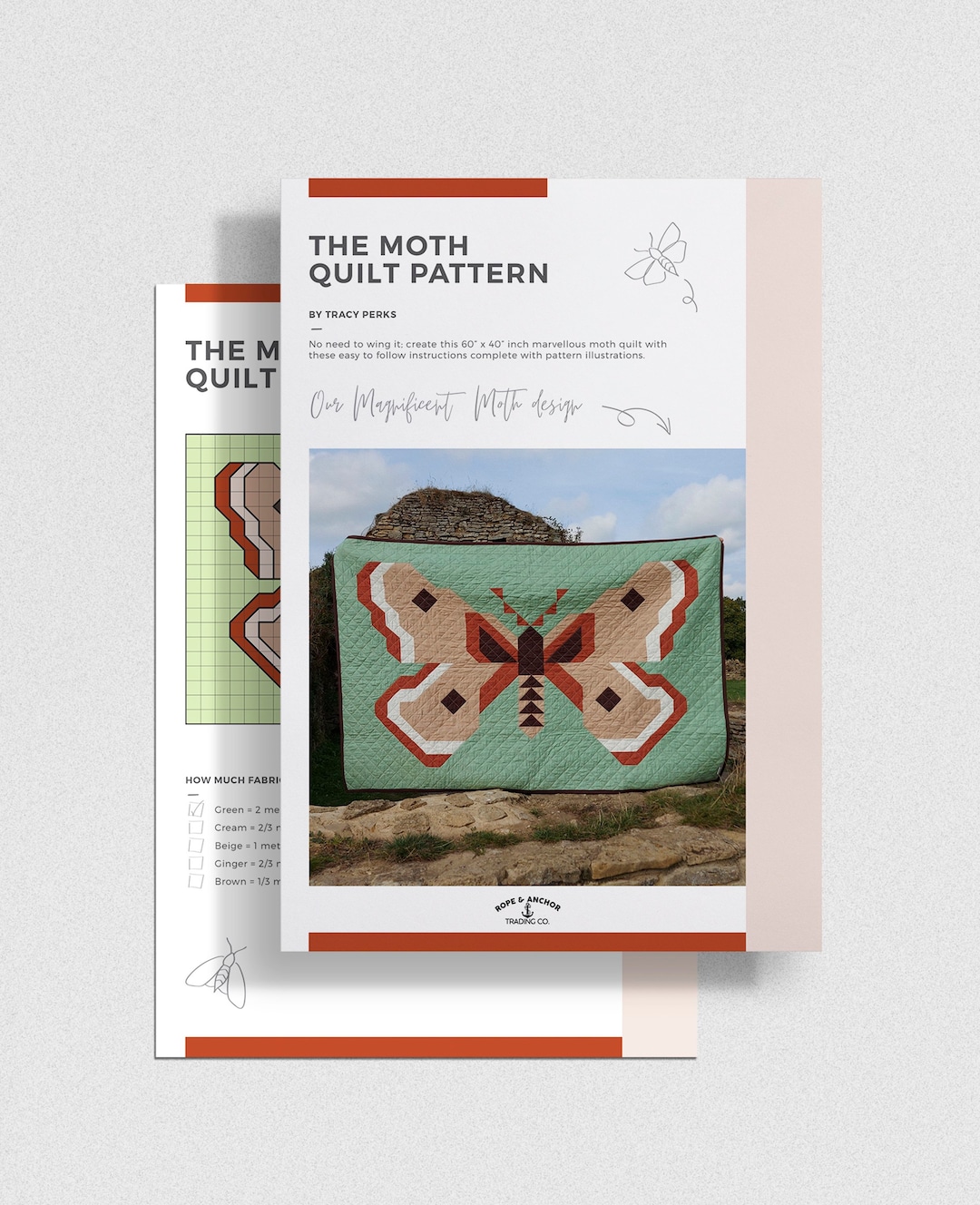 Moth Quilt Pattern - Etsy