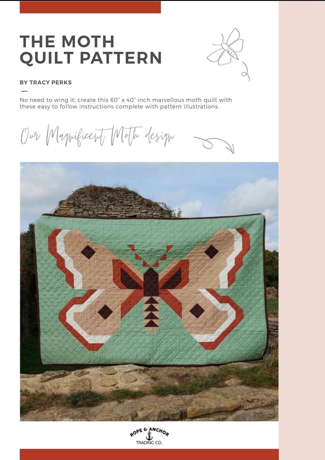 Moth Quilt Pattern - Etsy