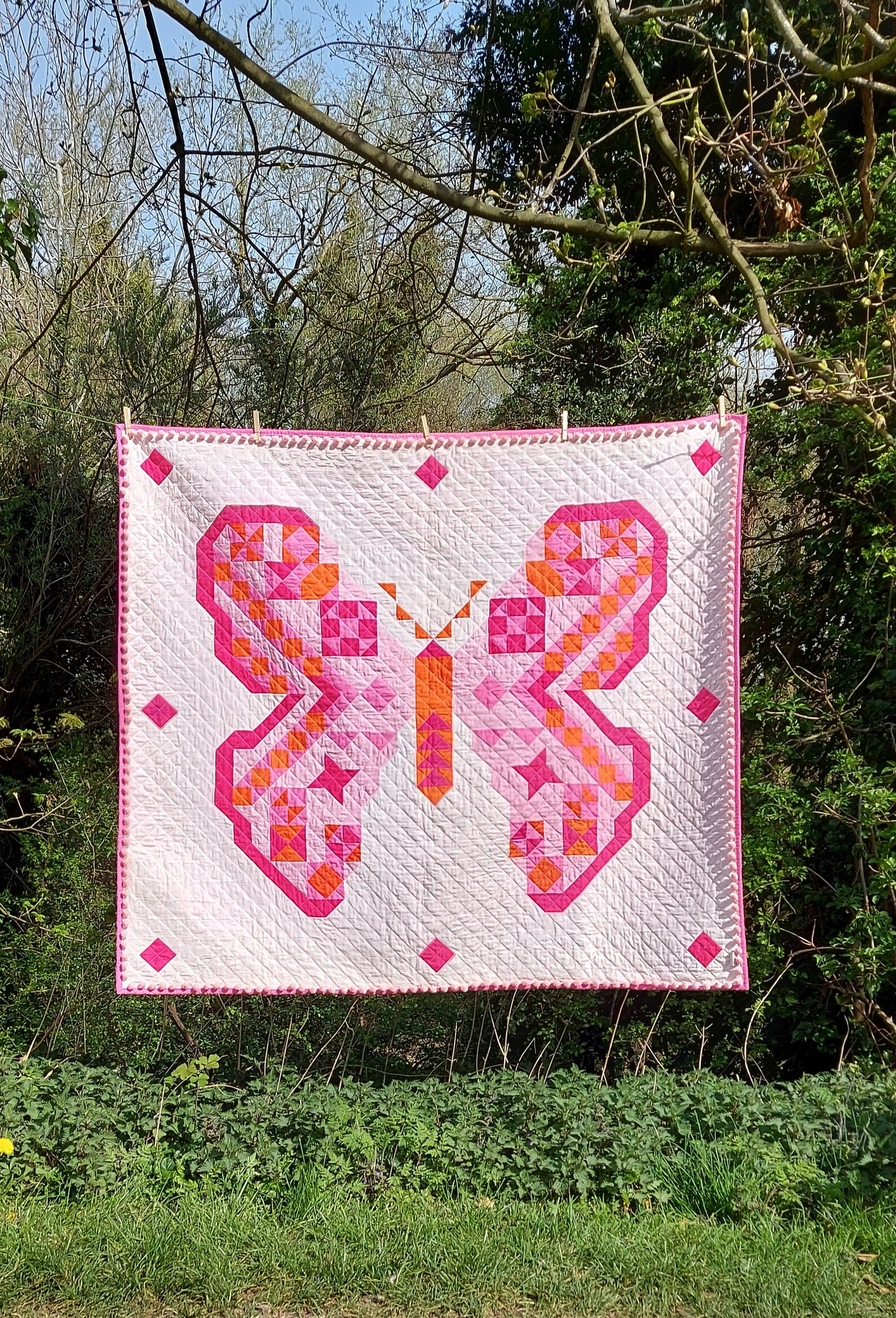 Butterfly Quilt Pattern - Etsy