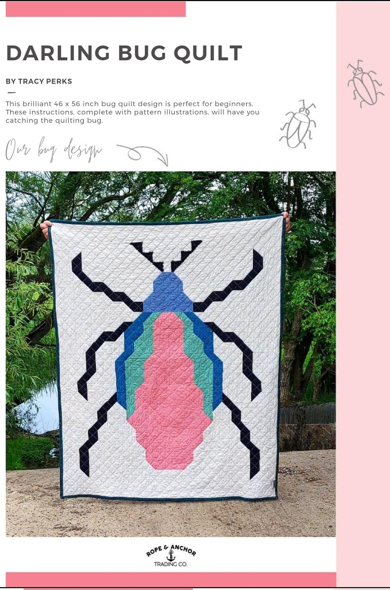 Darling Bug Quilt Pattern - Etsy