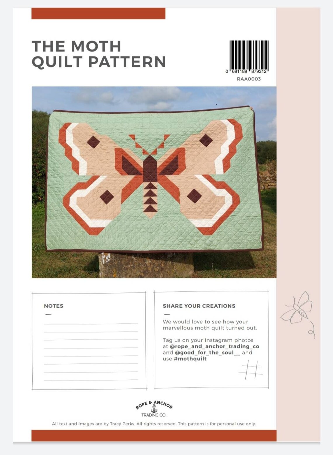 Moth Quilt Pattern - Etsy