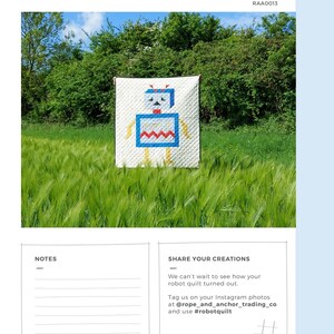 Robot Quilt Pattern - Etsy