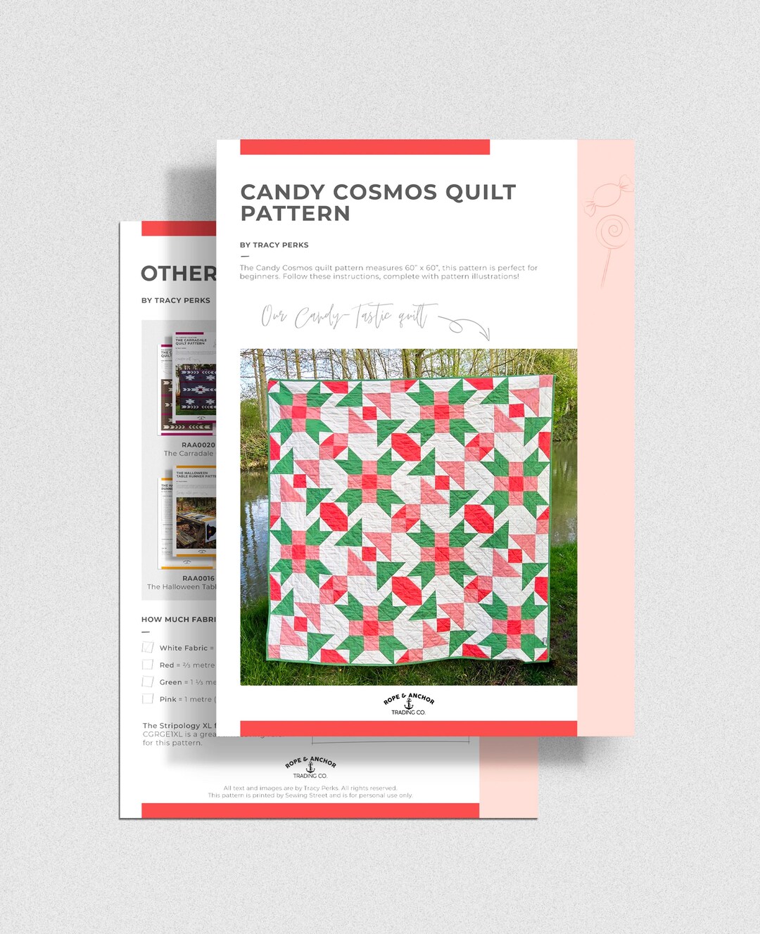 Candy Cosmos Quilt Pattern - Beginner Friendly Quilt Pattern - Etsy