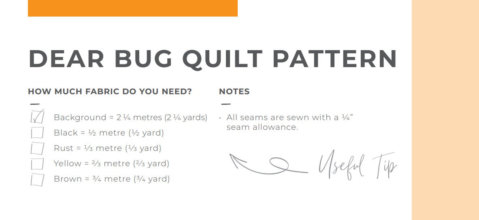 Dear Bug Quilt Pattern - Etsy