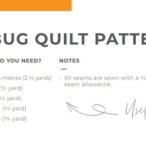 Dear Bug Quilt Pattern - Etsy
