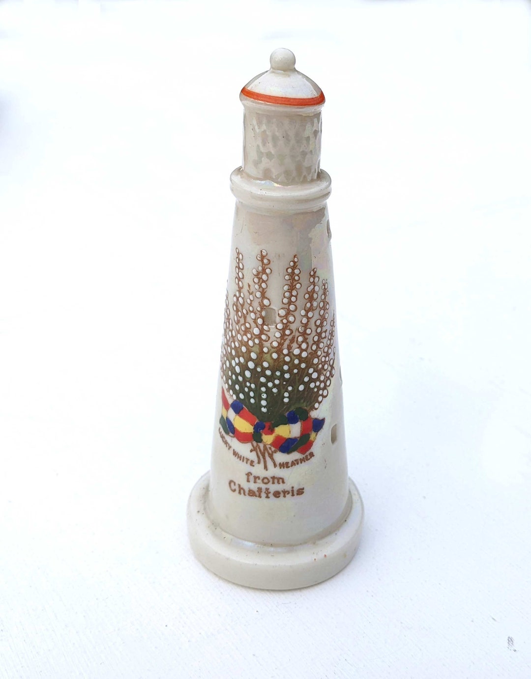Antique 'lucky Heather' Crested China Ware Lighthouse From Chatteris ...