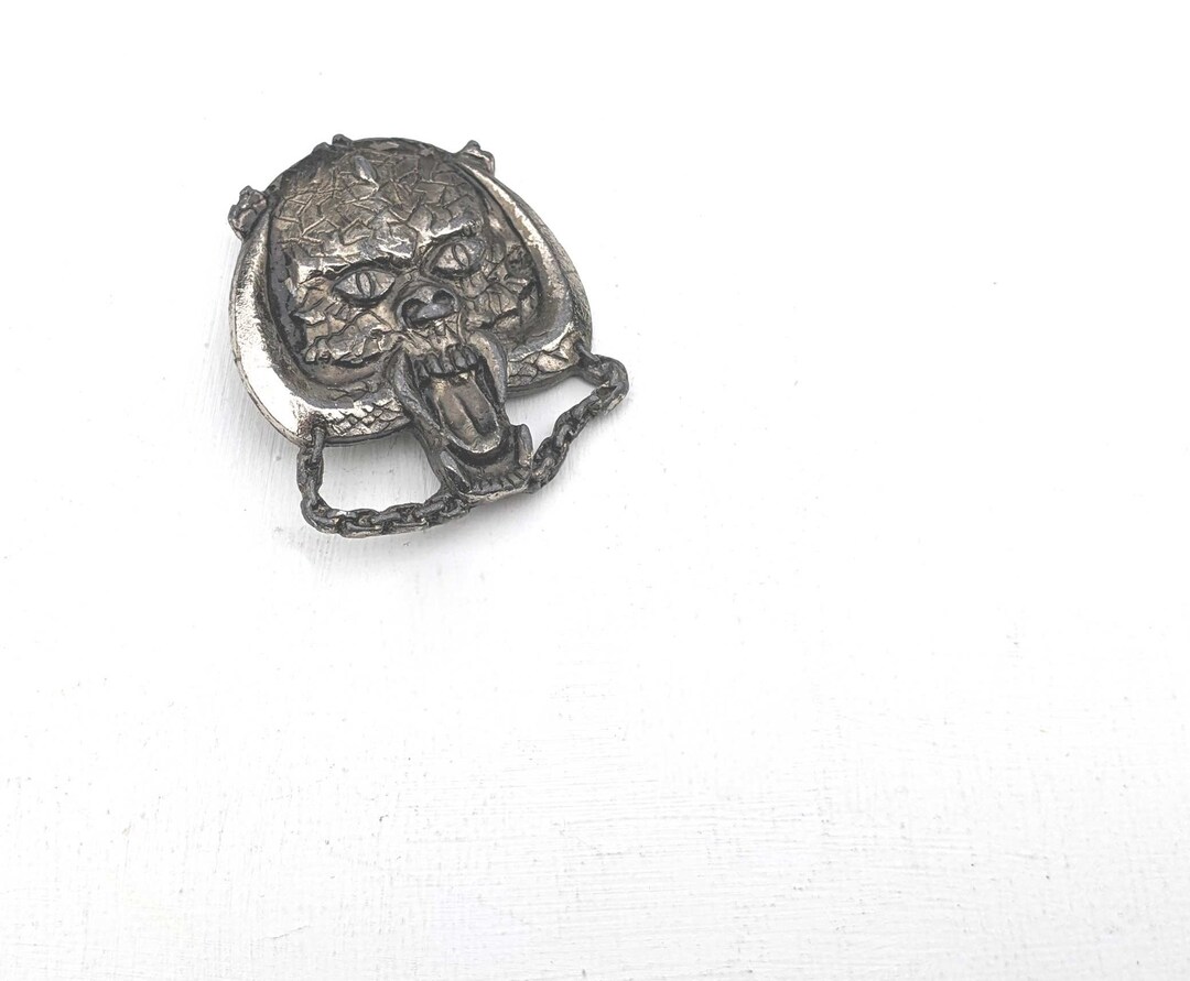 Vintage Iconic Motorhead 'snaggletooth' Metal Badge Pin, Circa 1970's ...