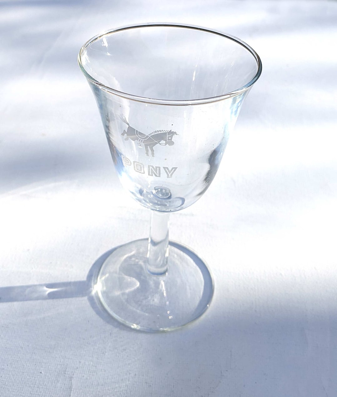 Vintage Pony Advertising Glass for 'pony' Drink, Circa 1970's-80's With ...