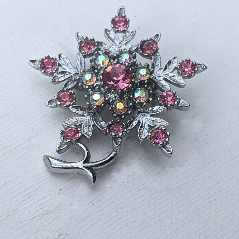 Pink Brooch - Etsy Australia