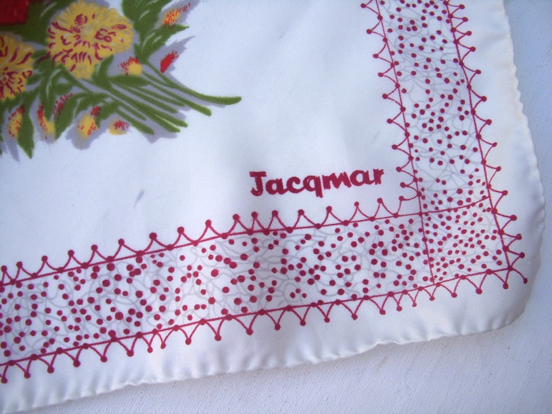 Stunning Vintage Jacqmar Butterfly Scarf Polyester Circa - Etsy