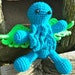 Stuffed Crocheted Torquoise Cthulhu Doll - Etsy