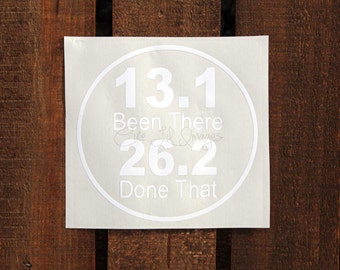 26.2 Marathon Decal, 26.2 Marathon Sticker, 26.2 Vinyl Decal, 26.2 ...