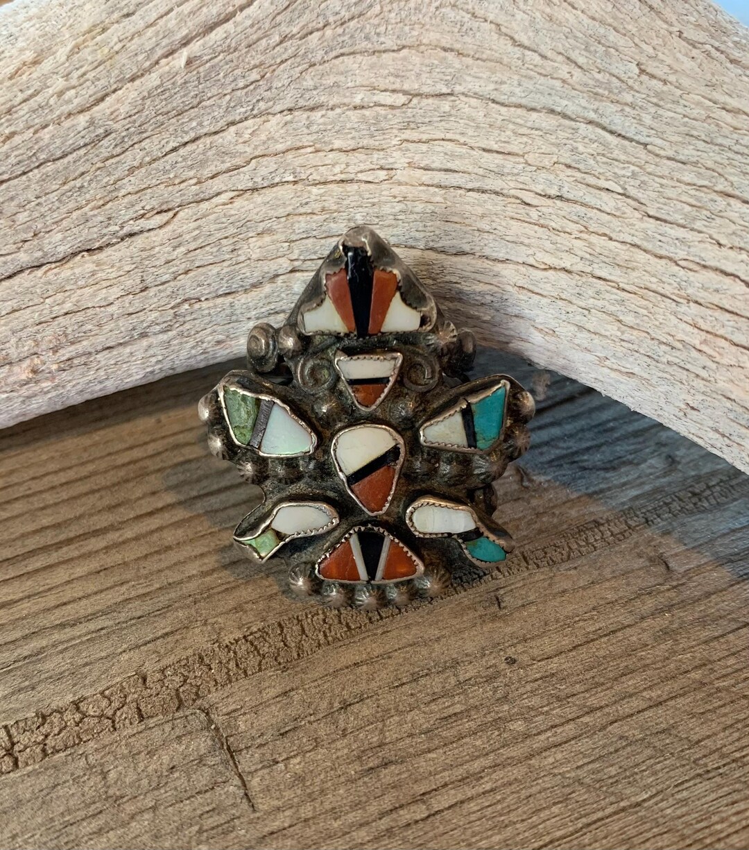 Vintage Zuni Knifewing Ring - Etsy