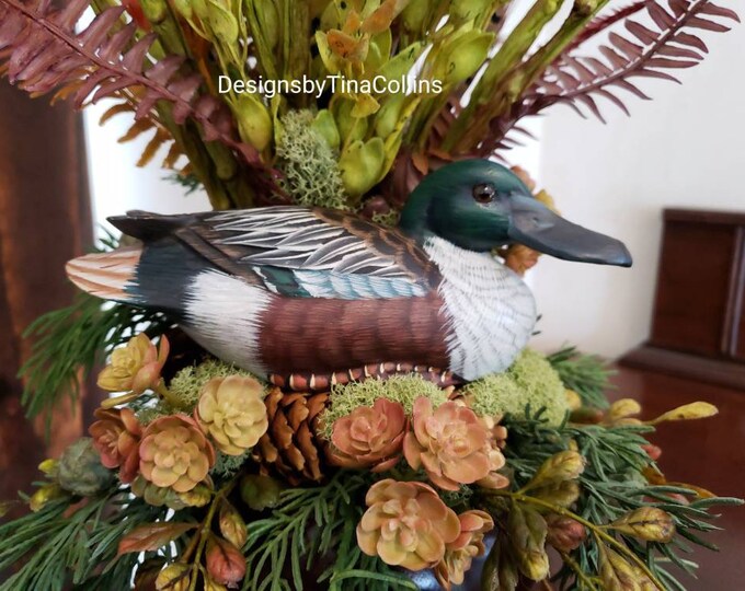 Duck Floral-duck Arrangement-duck Hunter Sympathy-duck Funeral Floral ...