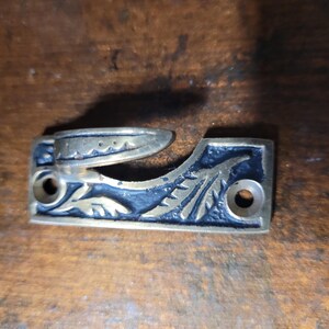 Vintage Victorian Oriental Pattern Window Locks, 3 in Stock Hand Rubbed ...