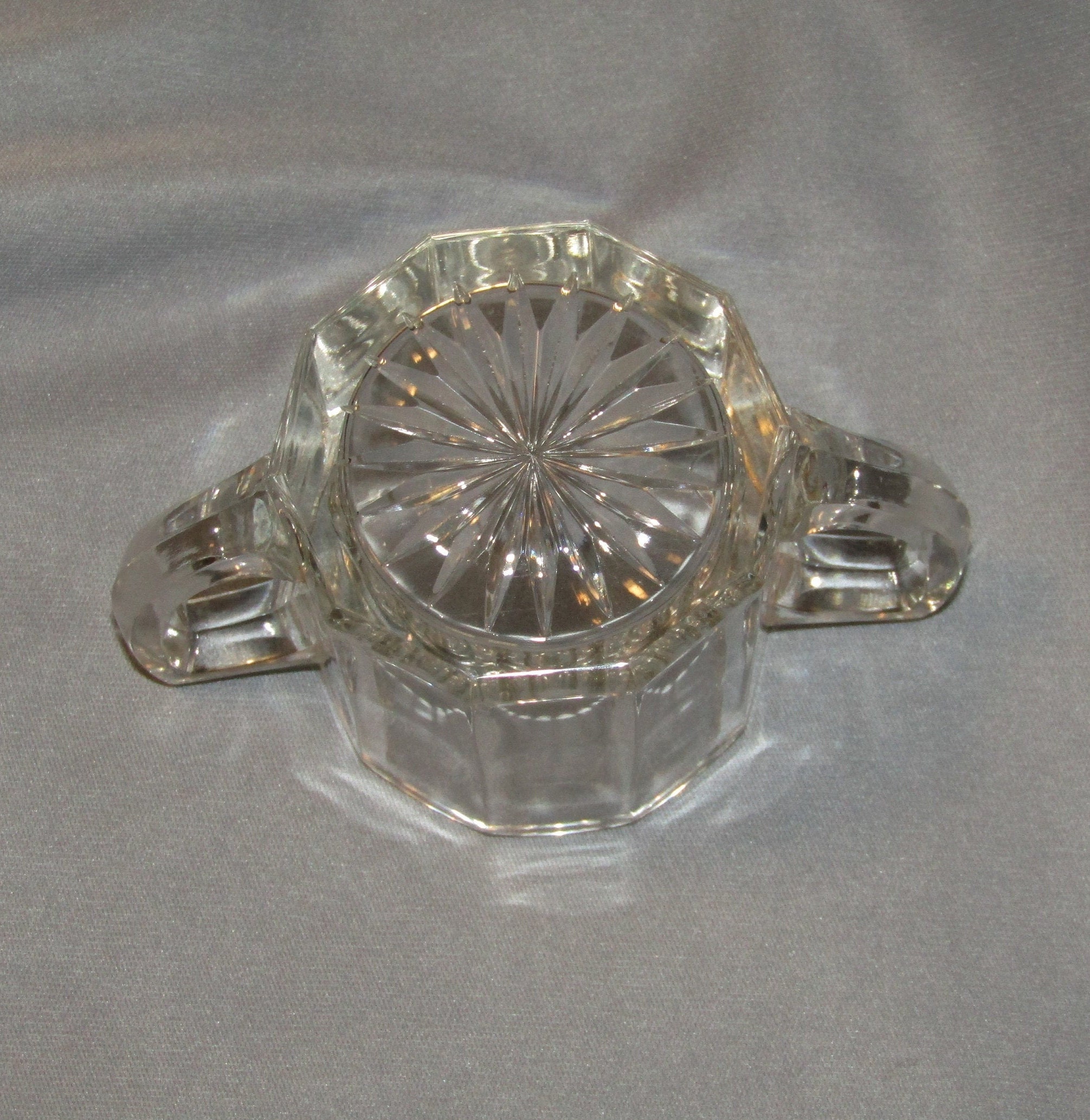 Vintage Lead Crystal Spooner or Open Sugar Bowl - Etsy