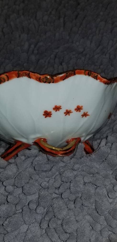Nippon Porcelain NPSK Geisha Footed Bowl Seven Inches Dowsie Cot Ure ...
