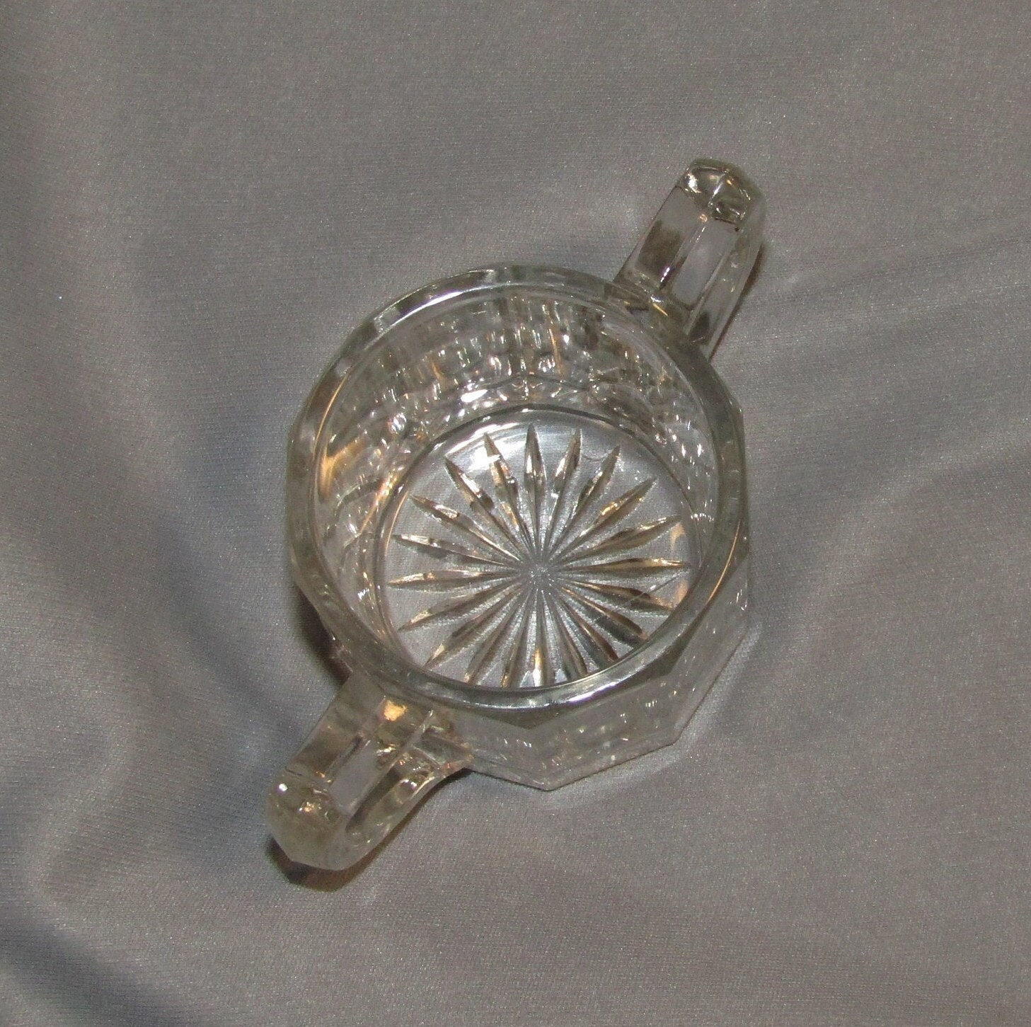 Vintage Lead Crystal Spooner or Open Sugar Bowl - Etsy