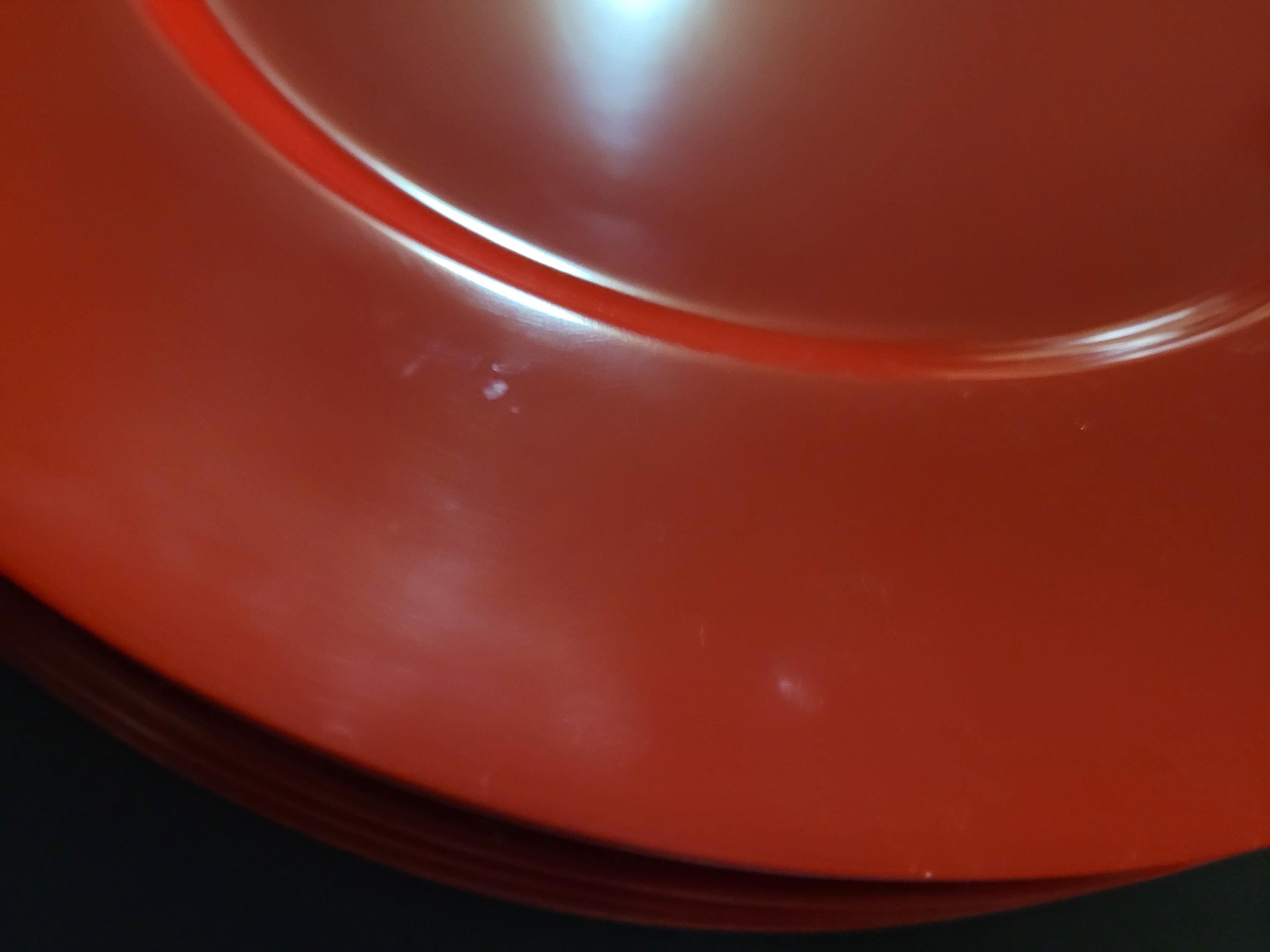 Vintage 12 Piece Red Melamine Plate Set/reston Lloyd Calypso Classics ...