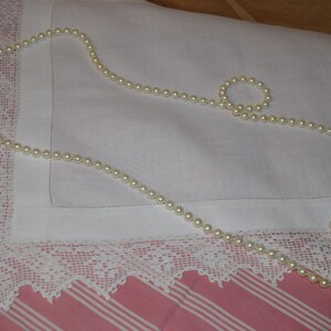 Antique 1890's English Butler's Cloth Butler Tray Cloth With Hand Made ...