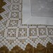 Vintage 1920's English Tea Cloth Tablecloth Irish Linen White on White ...