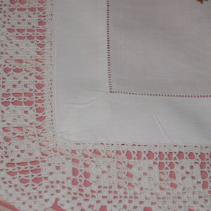 Antique 1890's English Butler's Cloth Butler Tray Cloth With Hand Made ...