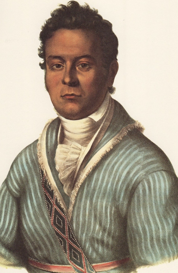 David Vann A Cherokee Chief Vintage Native American Indian | Etsy