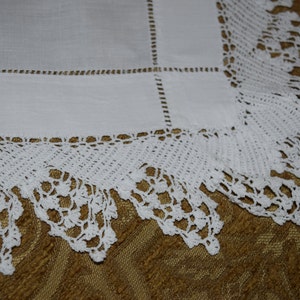 Antique 1900's English Butler's Cloth Butler Tray or Tea Cloth With ...