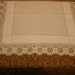 Antique 1890's English Butler's Cloth or Butler Tray Cloth With Hand ...