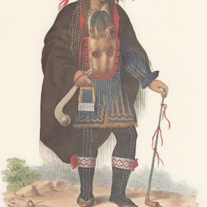 Okee-makee-quid Vintage Native American Indian Print "okee-makee-quid ...