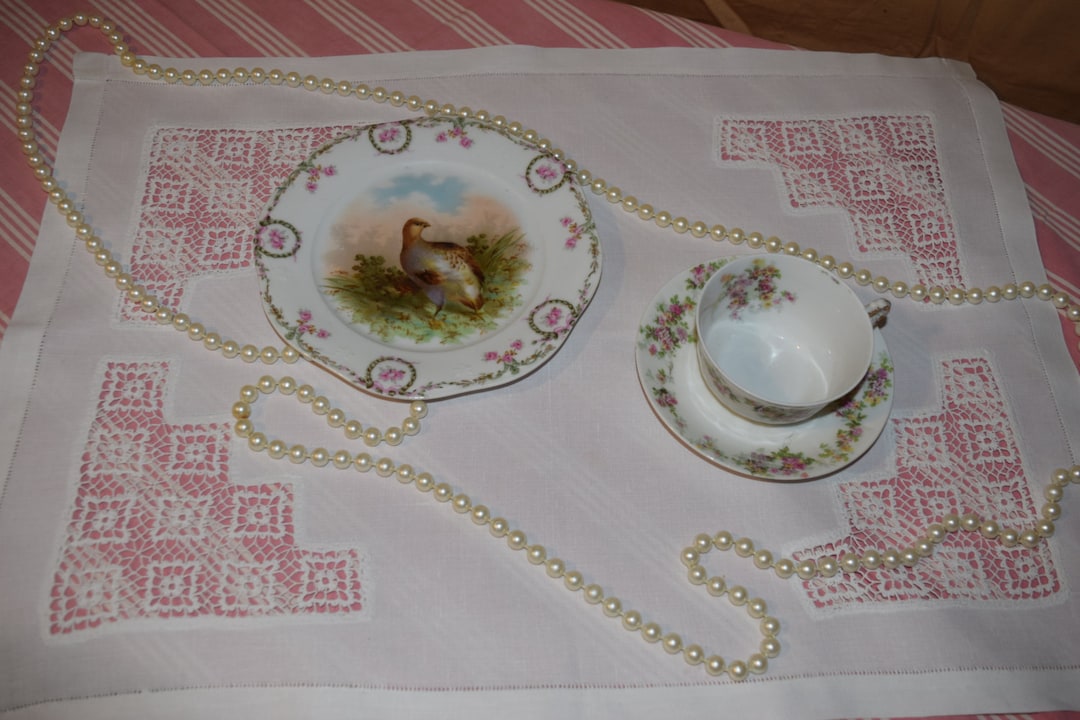 Antique 1900's English Butler's Cloth Butler Tray Cloth With Hand Made ...