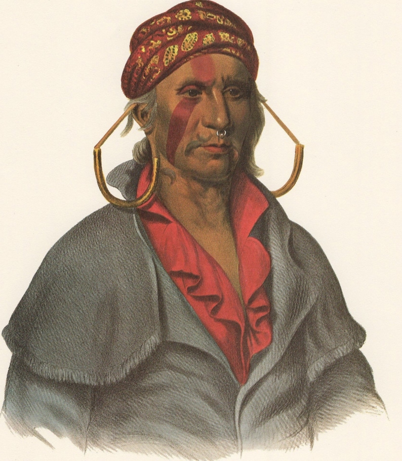 Payta-kootha A Shawanoe Warrior Vintage Native American - Etsy