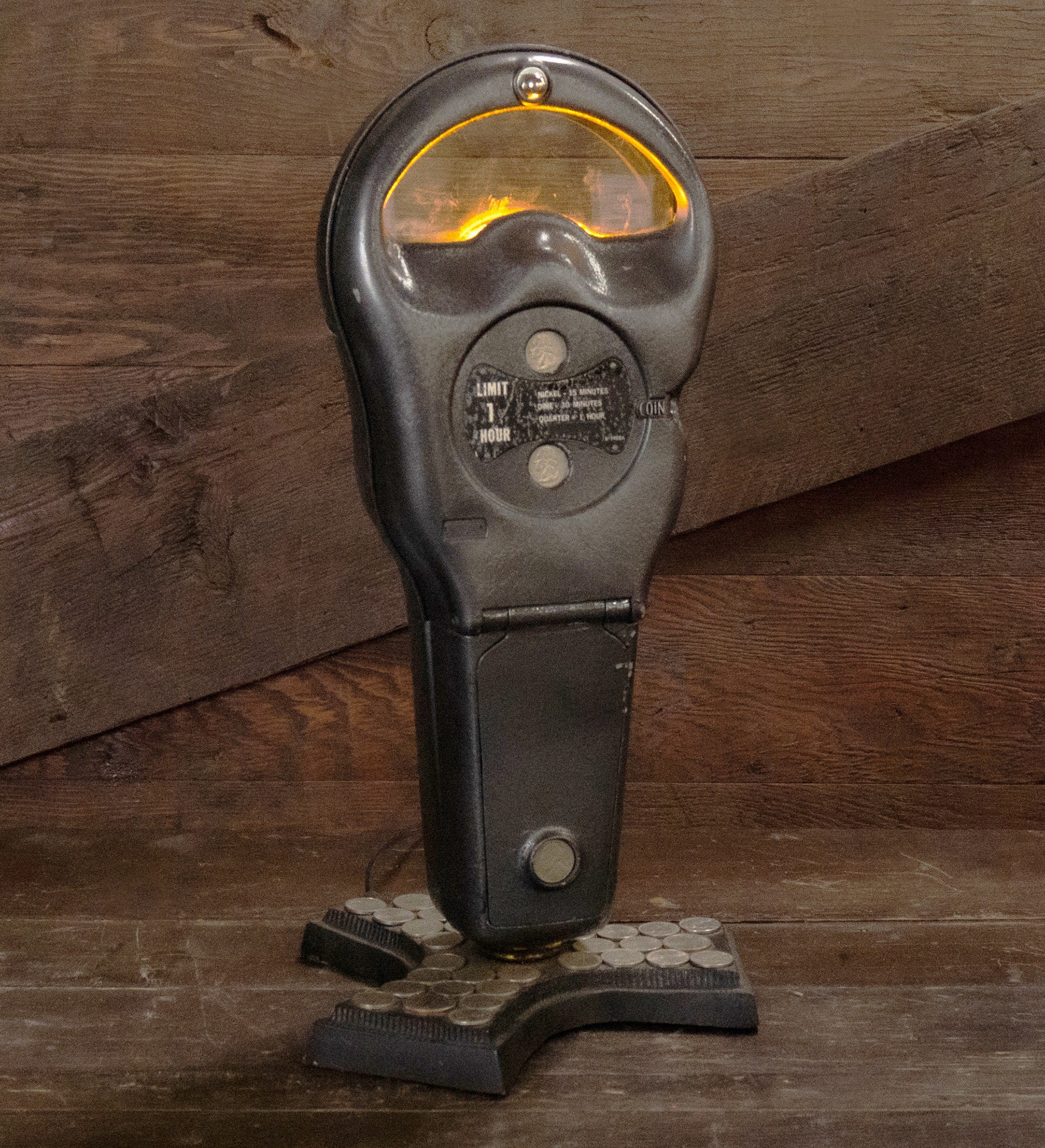 Salvaged Repurposed Parking Meter Lamp - Etsy