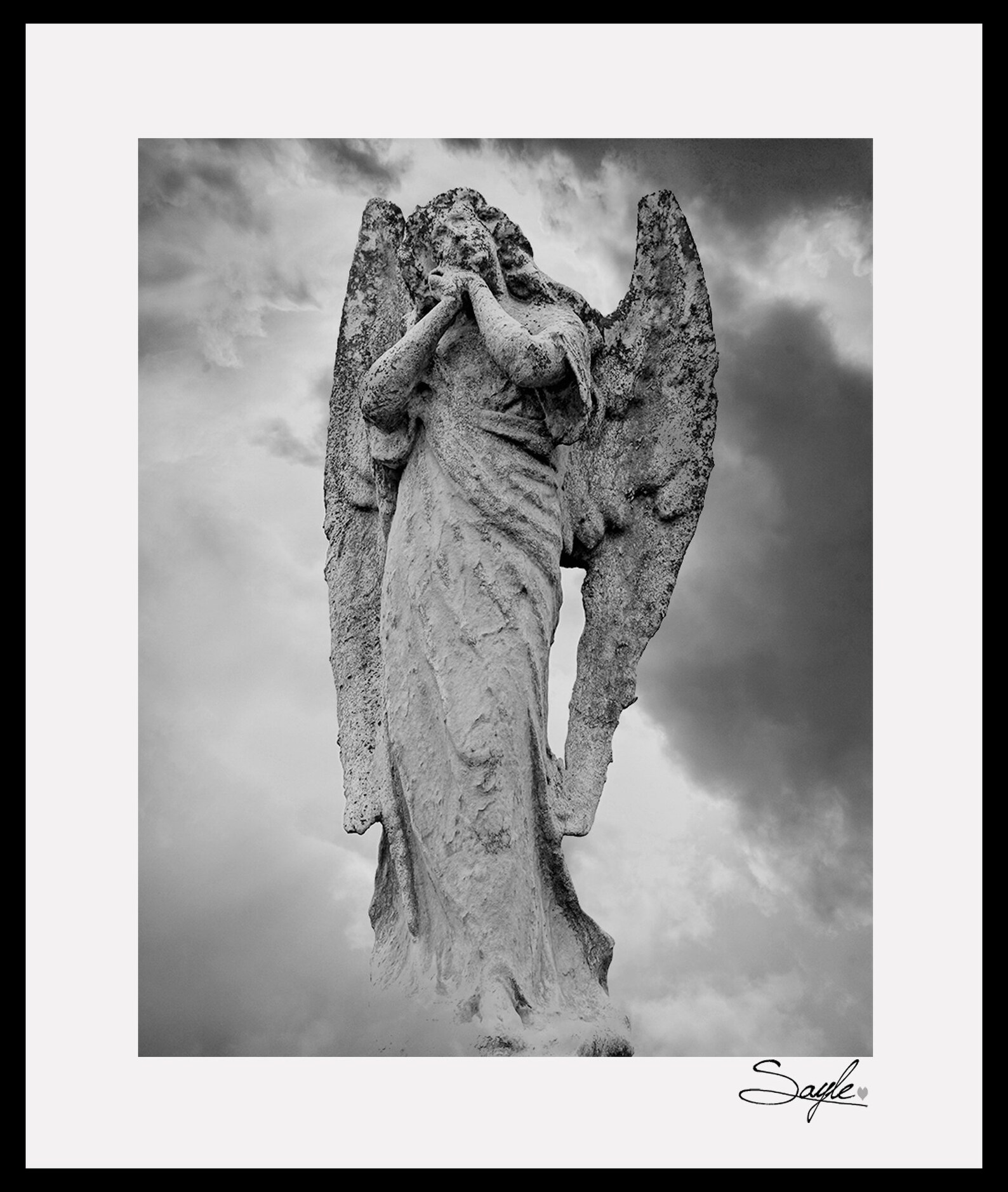 Angel Statue 52 Fine Art Photograph, Wall Art, Guardian Angel Photo ...