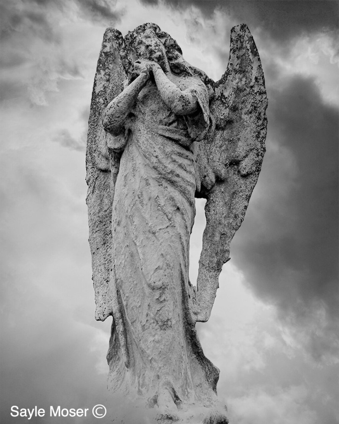 Angel Statue 52 Fine Art Photograph, Wall Art, Guardian Angel Photo ...
