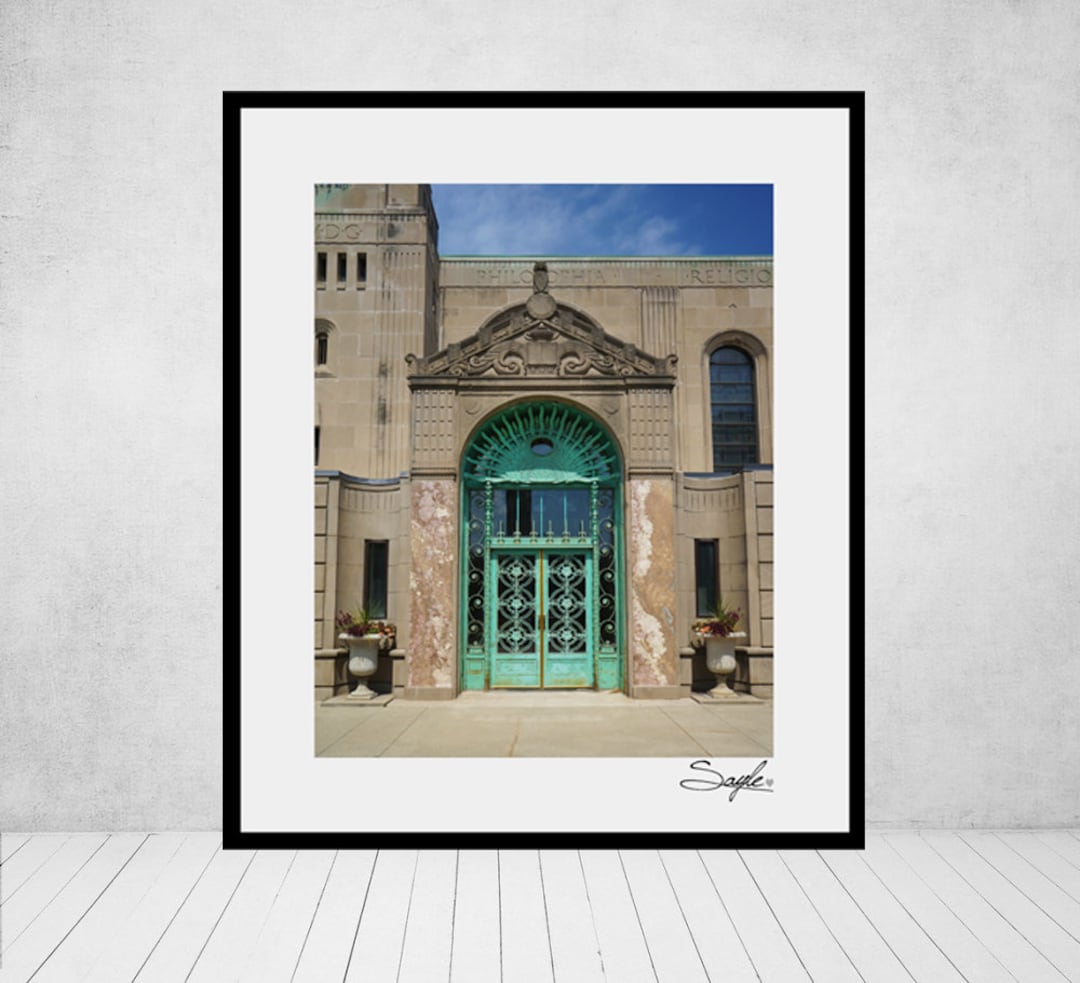 Cudahy Library Door at Loyola University Chicago Lakeshore Campus Fine ...