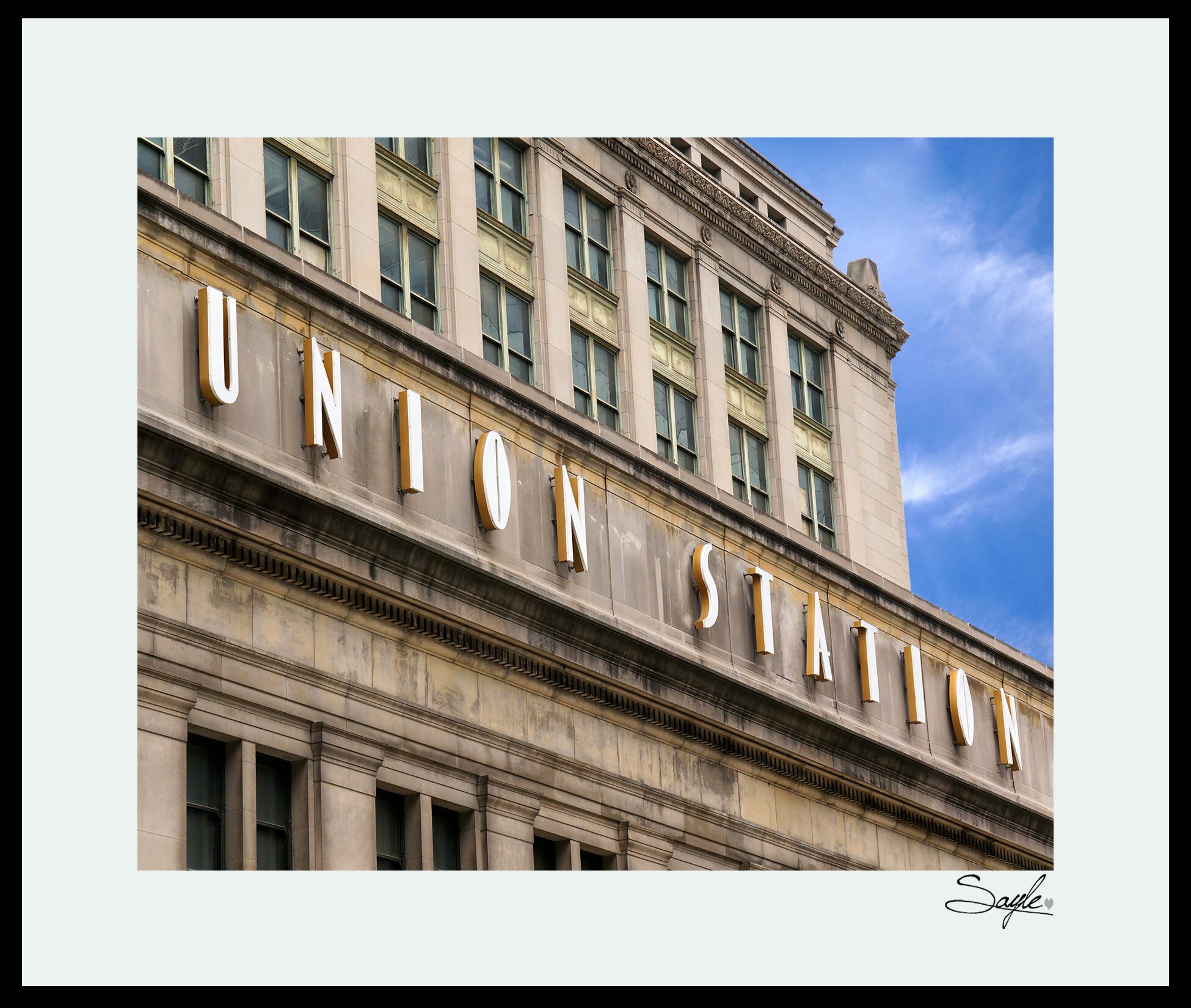 Chicago Union Station Sign Fine Art Photograph, Wall Art, Architecture ...
