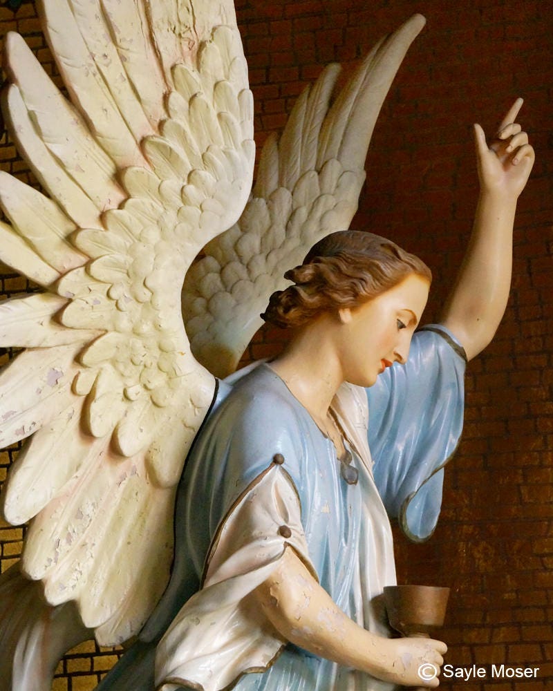 Church Angel Fine Art Photograph, Wall Art, Room Decor, Angel Statue ...