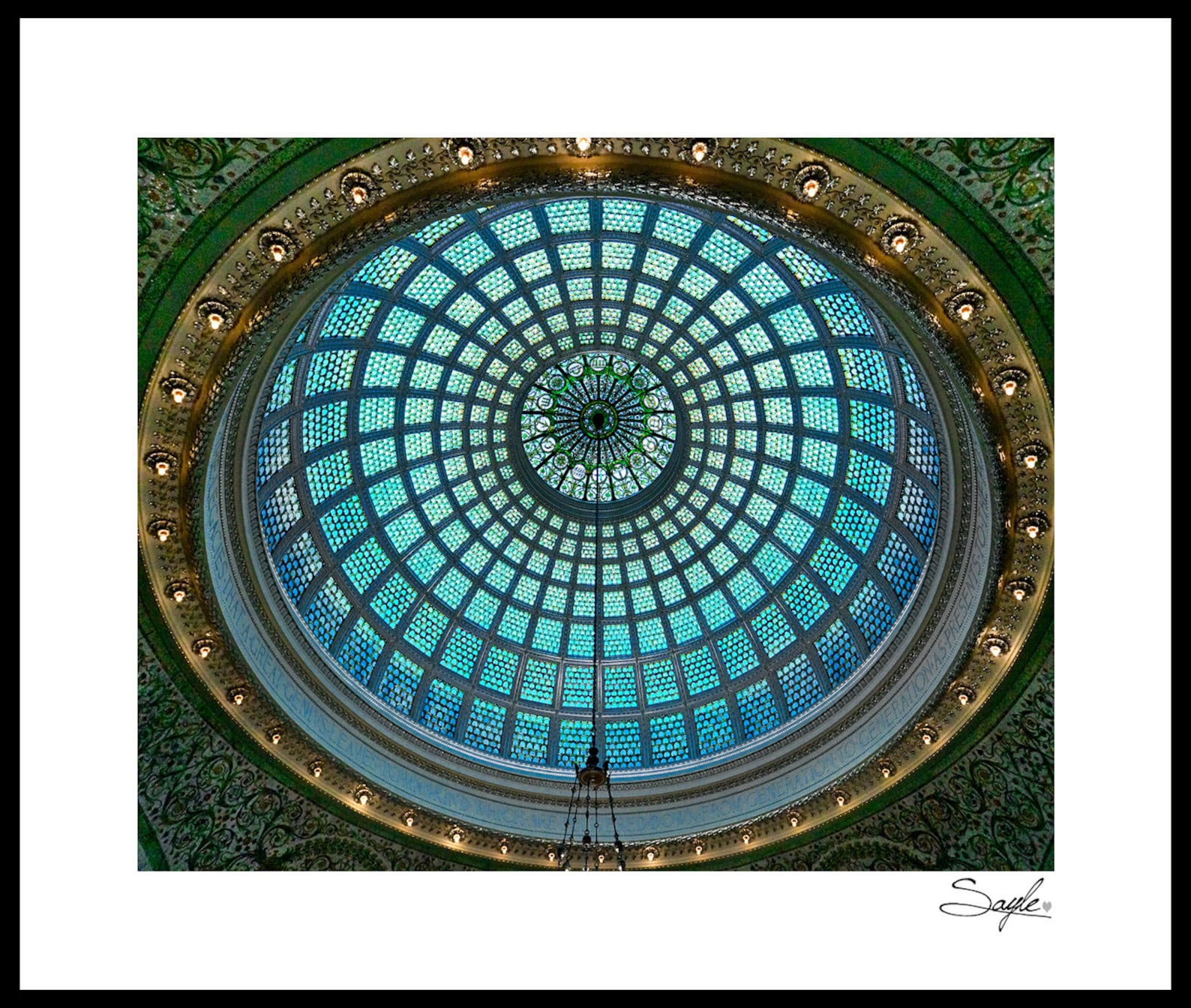 Chicago Cultural Center Tiffany Dome Ceiling 2 Fine Art Photograph ...