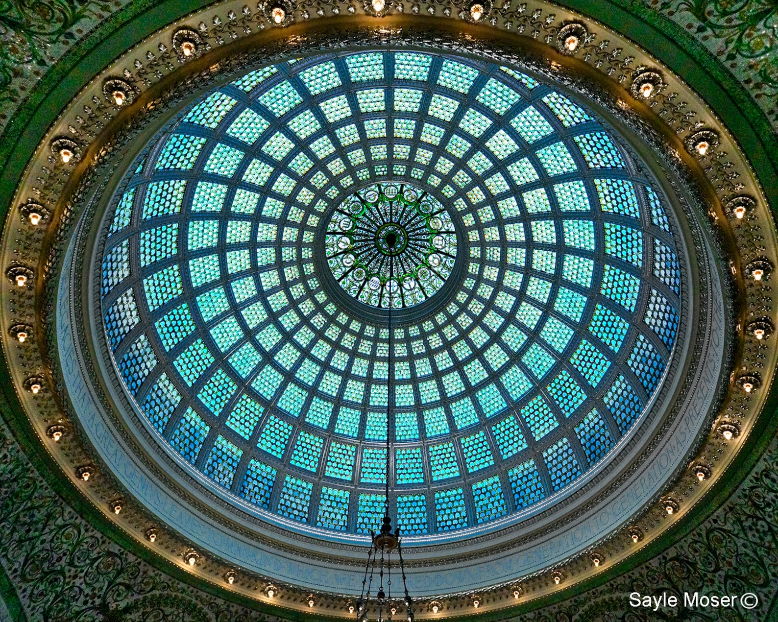Chicago Cultural Center Tiffany Dome Ceiling 2 Fine Art Photograph ...