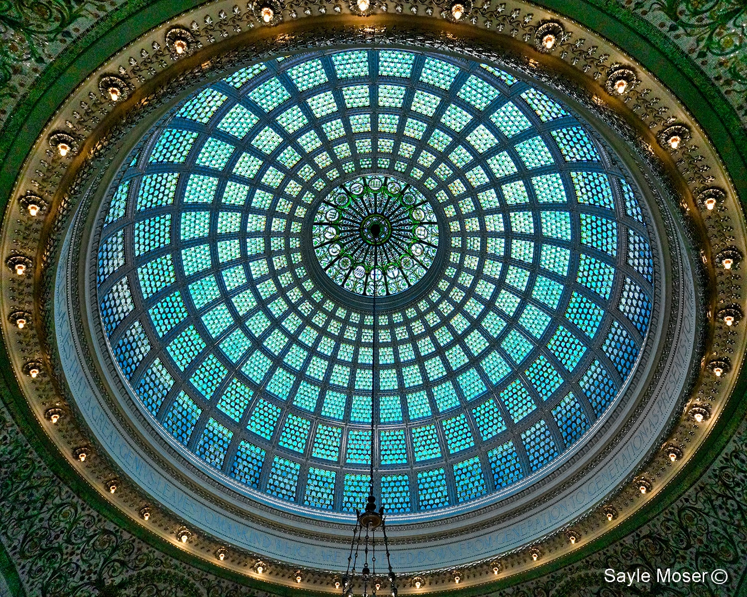 Chicago Cultural Center Tiffany Dome Ceiling 2 Fine Art Photograph ...