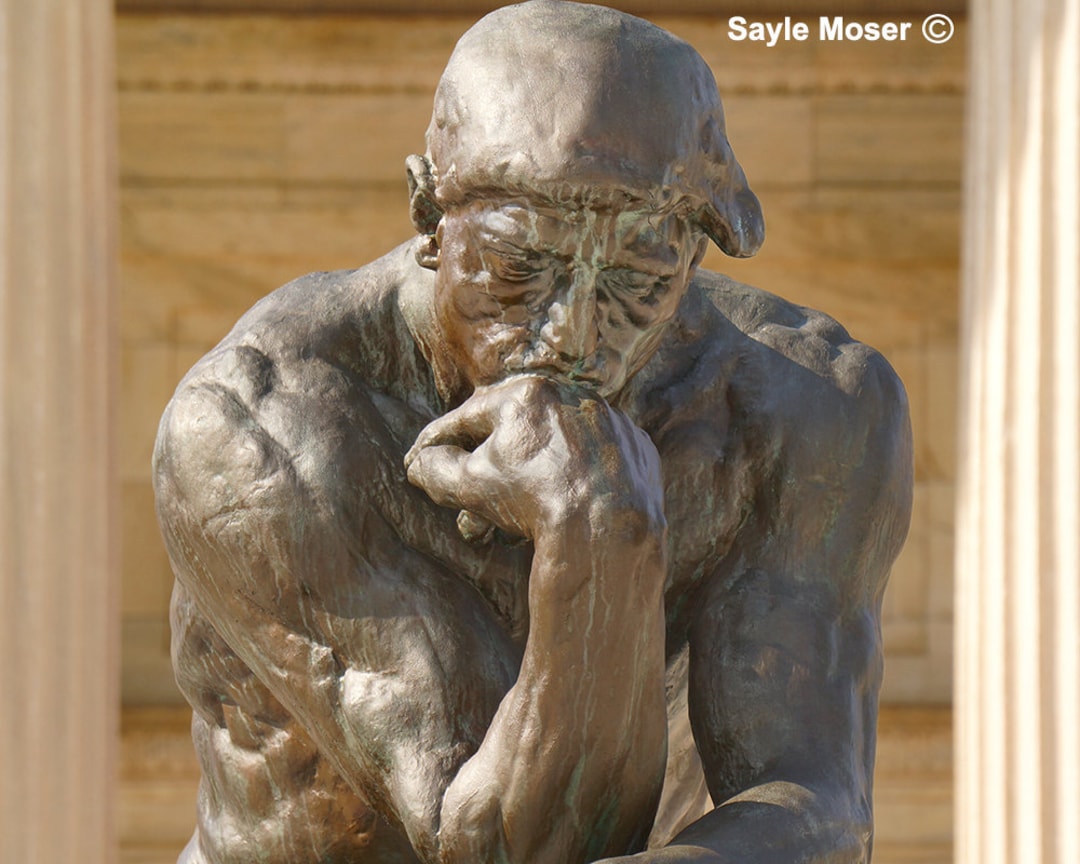 Cleveland Thinker Statue Fine Art Photograph, Cleveland Museum of Art ...