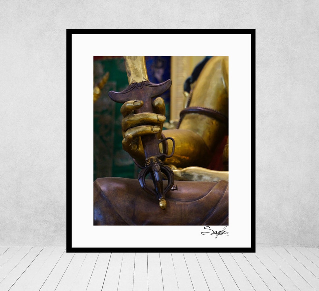 Sword of Acala or Fudo Myo-o Fine Art Photograph, Spiritual Wall Art ...